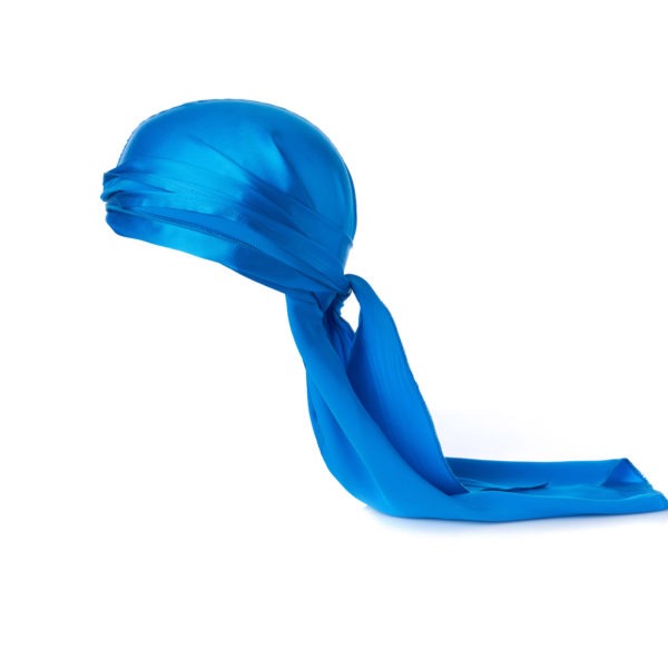 Deep Blue Silk Durag - 100% Authentic Pure Silk Durag (USA made)