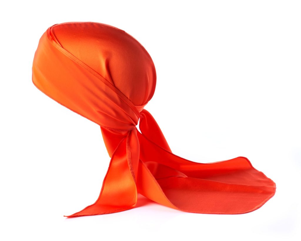 Tangerine Orange Silk Durag - 100% Authentic Pure Silk Durag (USA)